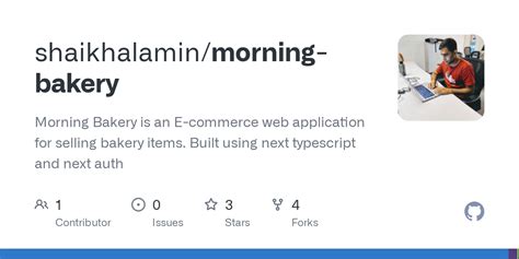 GitHub Shaikhalamin Morning Bakery Morning Bakery Is An E Commerce Web Application For