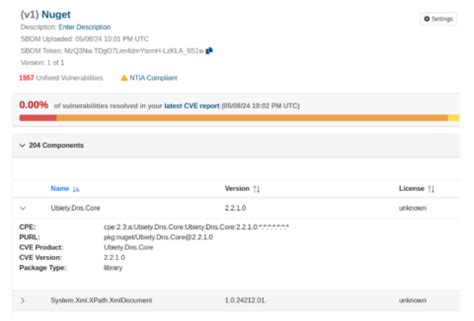 SBOM Generation And Vulnerability Monitoring For The NuGet NET Ecosystem Timesys