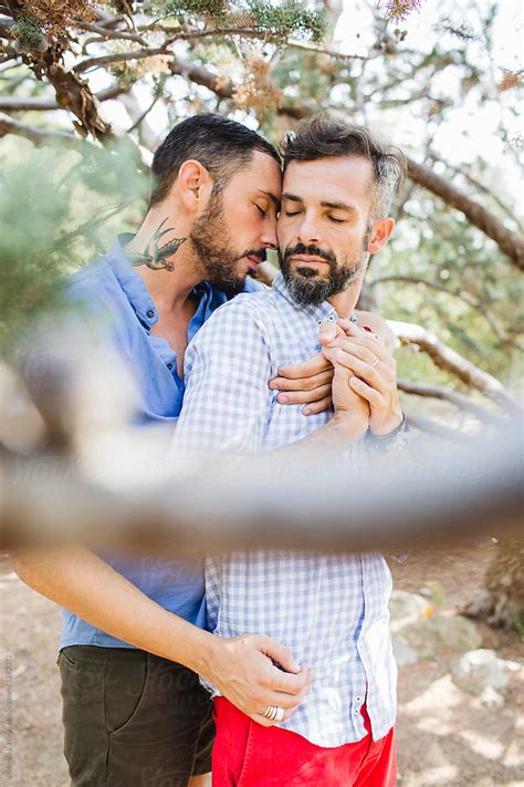 Passionate Embrace Between Two Men In Love By Stocksy Contributor Michela Ravasio Stocksy