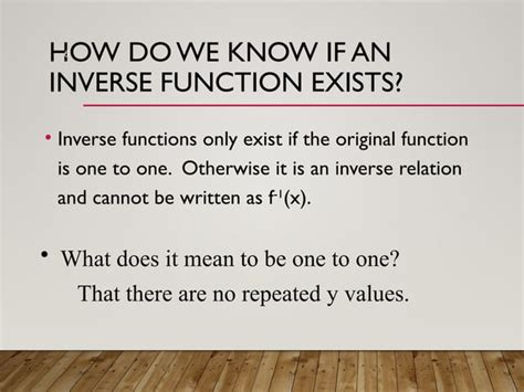 7 One To One And Inverse Functions Gen Math Pptx Science