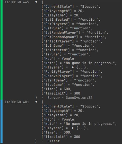 Functions In Table Not Getting Passed Through With A Remotefunction