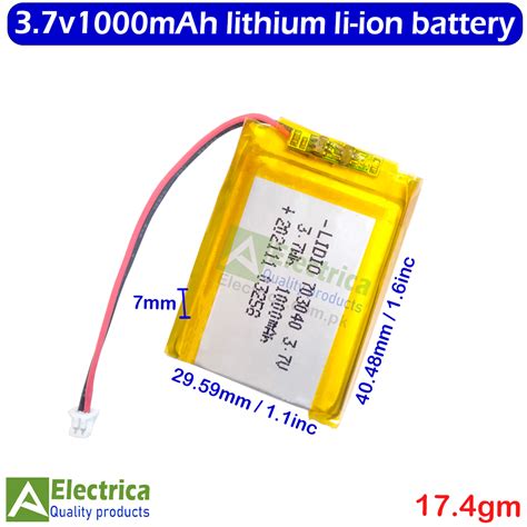 3 7v 25mah 100mah 200mah 450mah 550mah 1000mah 1100mah 1400mah