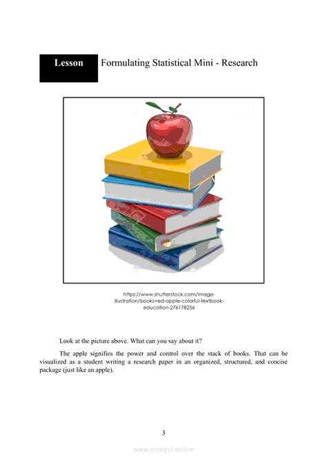 Mathematics Quarter 4 Module 5 Statistical Mini Research Grade 10 Modules