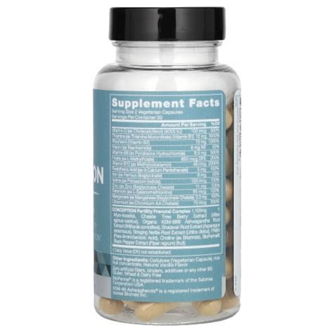 Eu Natural Conception For Her Fertility Aid & Multi - 60 Vegetarian ...