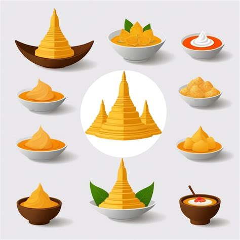 Premium Vector A Collection Of Different Types Of Food Including One