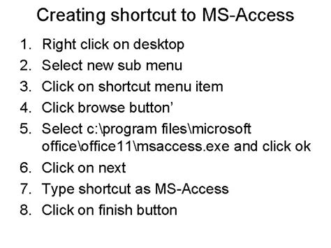 Msaccess Xp Lesson 1 Introduction To Msaccess Database