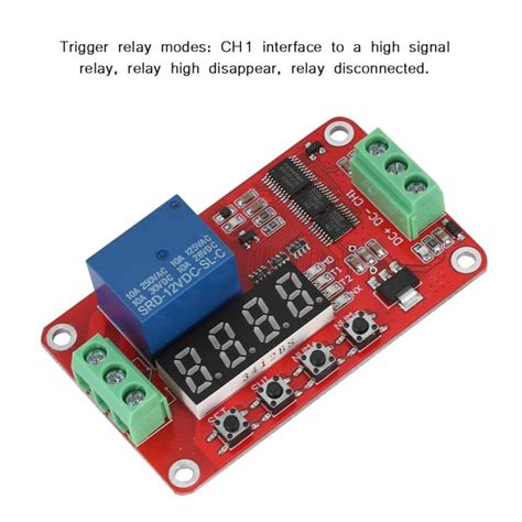FRM DC V Channel Multifunction Relay Module Loop Delay Timer Switch Self Locking Timing