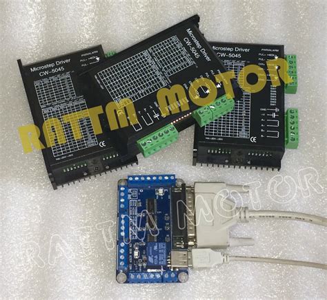 3 Axis CNC Controller Kit Stepper Motor Driver 20 50V 4 5A 256 Micsteps CNC Router Milling