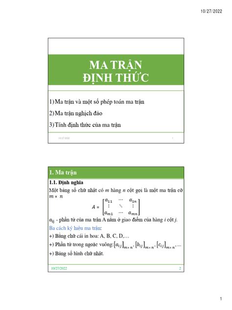 2 Matrix Determinants Pdf