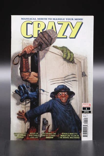Couverture Variante Crazy 2019 1 E M Gist Obnoxio Le Clown Thor Hulk Venin Comme Neuf Eur 7