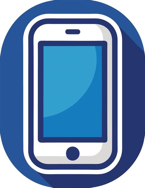 Mobile Phone Icon Flat Design Illustration 59470108 Vector Art At Vecteezy
