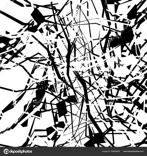 Random Lines Abstract Black And White Texture Abstract Art Abs Stock Vector By ©vectorguy
