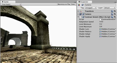 Unity Manual Contrast Stretch