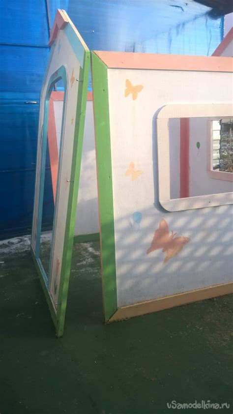Детский домик из фанеры