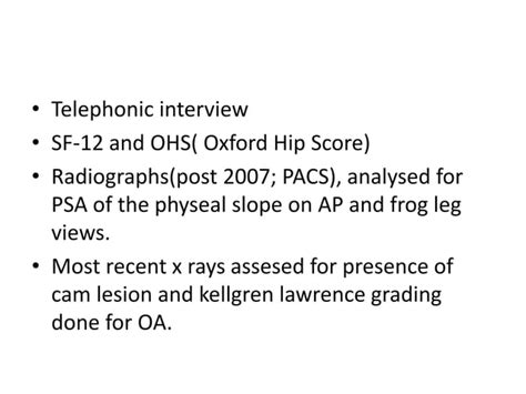 Contralateral Fixation Of Scfe Ppt