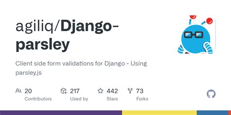 Github Agiliqdjango Parsley Client Side Form Validations For Django