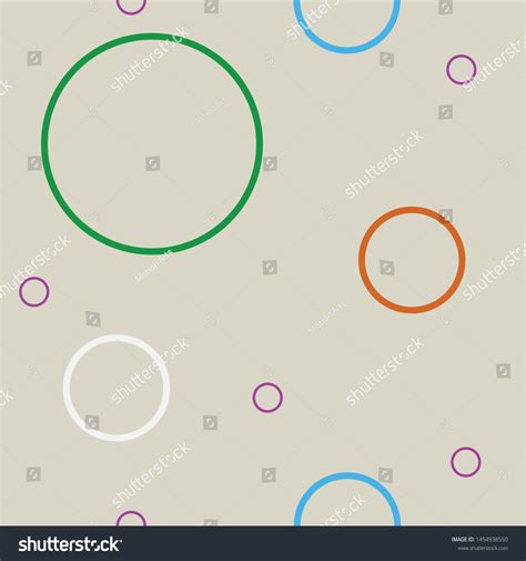 Circle Geometric Shapes Seamless Texture Pattern Stock Vector Royalty Free 1454938550