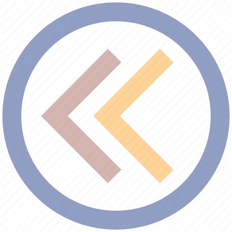 Arrow Circle Disclosure Forward Left Arrow Icon