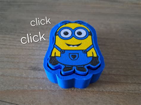 Minion Fidget Clicker Keyboard Switch By Creachick3d Makerworld