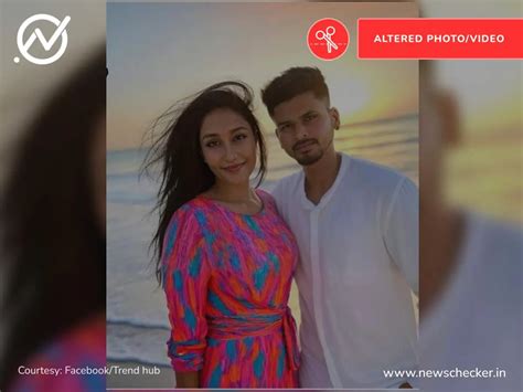 Fact Check Viral Photo Of Shreyas Iyer With Dhanashree Verma Is Ai Generated