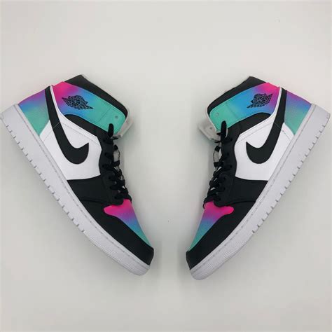 Custom Fade Jordan 1s Etsy Canada