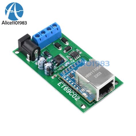 Rs485 To Ethernet Tcpip Converter Mqtt Modbus Rtu Module With Rails Ebay