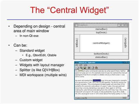 PPT Qt Functionality Custom Widgets PowerPoint Presentation Free Download ID 5185079