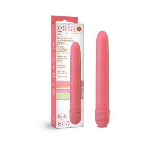 Gaia Biodegradable Vibrator Eco Pink