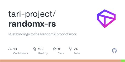 GitHub Tari Project Randomx Rs Rust Bindings To The RandomX Proof Of Work