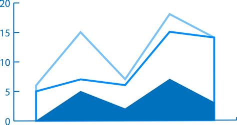 line graph icon or symbol in blue color 24282122 vector art at vecteezy