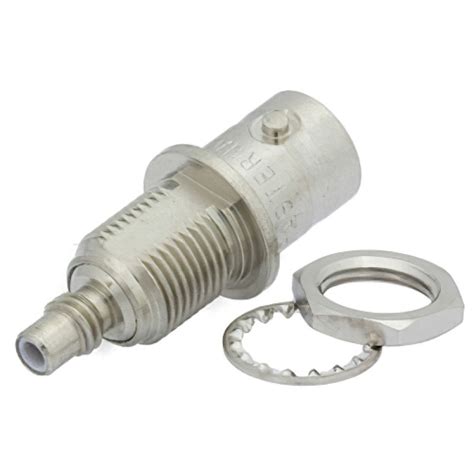 Bulkhead Mount Smc Jack To Bnc Female Adapter