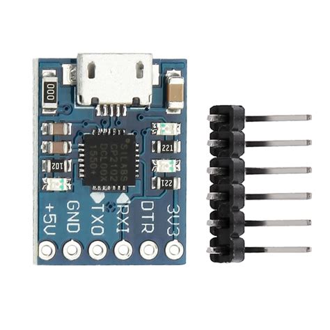 Ldtr Wg0240 Cp2102 Micro Usb เป็น Ttl ตัวดาวน์โหลดโมดูลอนุกรมสำหรับ