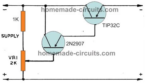 Easy Two Transistor Circuit Projects For School Students Homemade