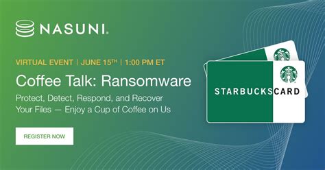 Nasuni On Linkedin Coffee Talk With Nasuni Ransomware