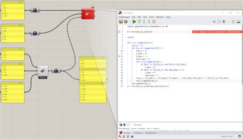 Grasshopper Interpolation Of Data In A Tree Through Python