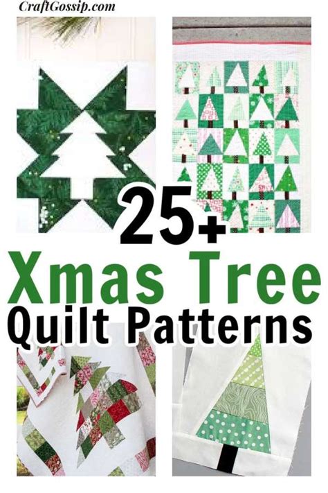 20 Christmas Tree Quilt Patterns For The Holiday Season Quilting