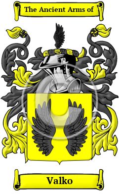 Valko Name Meaning, Family History, Family Crest & Coats of Arms