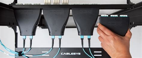 Fiber A Steel Services Company Installs Cablesys Pre Terminated Fiber Optic Patch Panel System