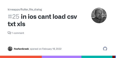 In Ios Cant Load Csv Txt Xls · Issue 25 · Kineappsflutterfiledialog
