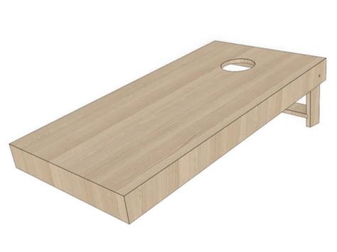 Miter Fold Cornhole Board Frost Cnc