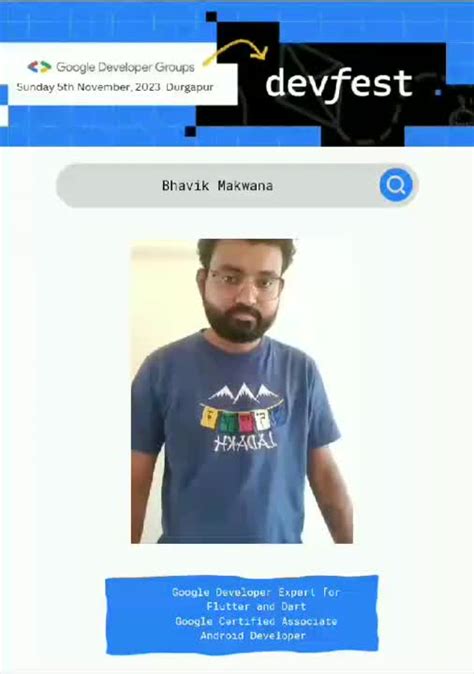 bhavik makwana on linkedin devfest durgapur flutter firebase