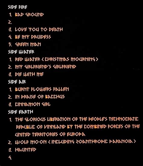 Font On Type O Negative Oct Rusts Back Cover And Drab Four Shirts R