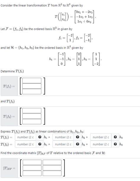 Solved Consider The Linear Transformation T From R2 To R