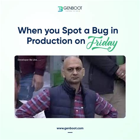 Genboot On Linkedin Genboot Bug Friday Team Developer