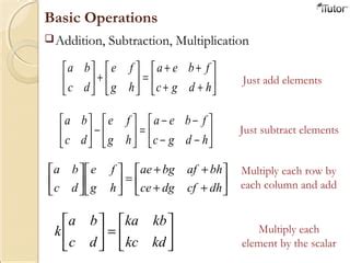 Linear Algebra And Matrix PPT