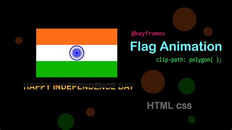 Happy Independence Day Html Css With Source Code Youtube