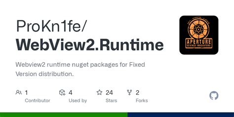 GitHub ProKn Fe WebView Runtime Webview Runtime Nuget Packages For Fixed Version Distribution