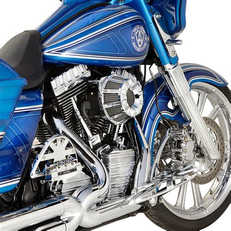 Arlen Ness 10 Gauge Twin Cam Rocker Box Covers Chrome Harley Davids
