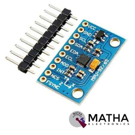 Mpu 9250 Gy 9250 9 Axis Sensor Module I2c Spi Communications Thriaxis Online