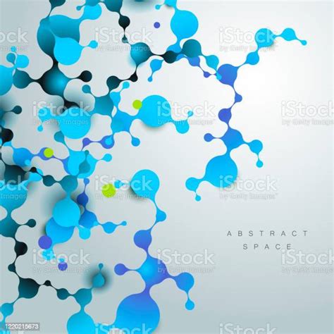 구형 입자를 연결하는 추상 분자 구조 벡터 일러스트레이션 0명에 대한 스톡 벡터 아트 및 기타 이미지 0명 개념 과학 Istock